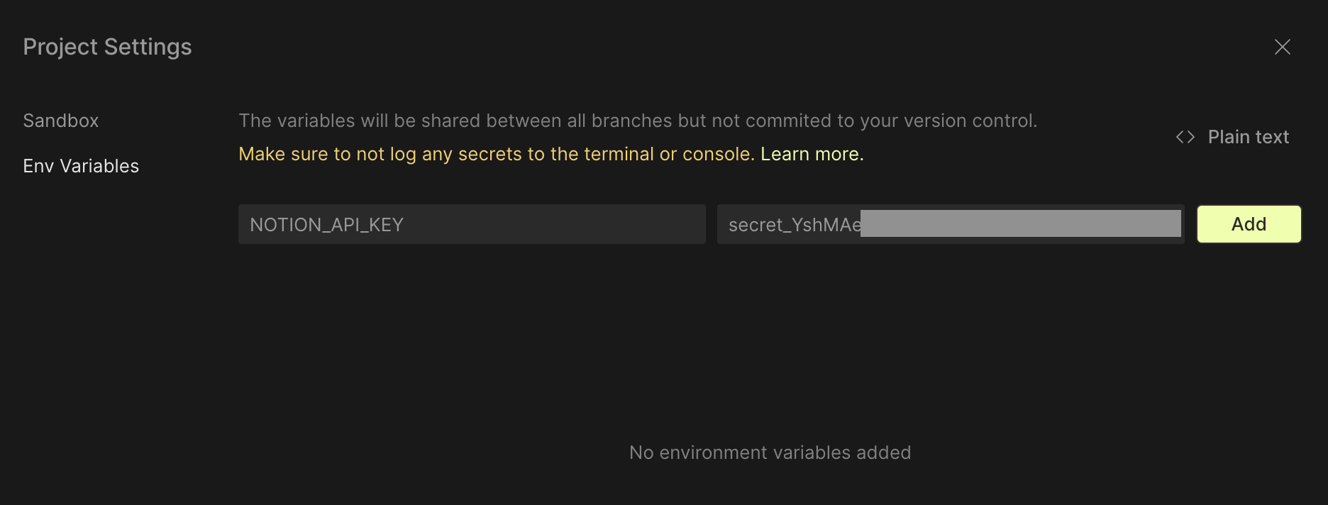 Codesandbox を使って Javascript や Python で Notion Api を使用する方法 チャべログ